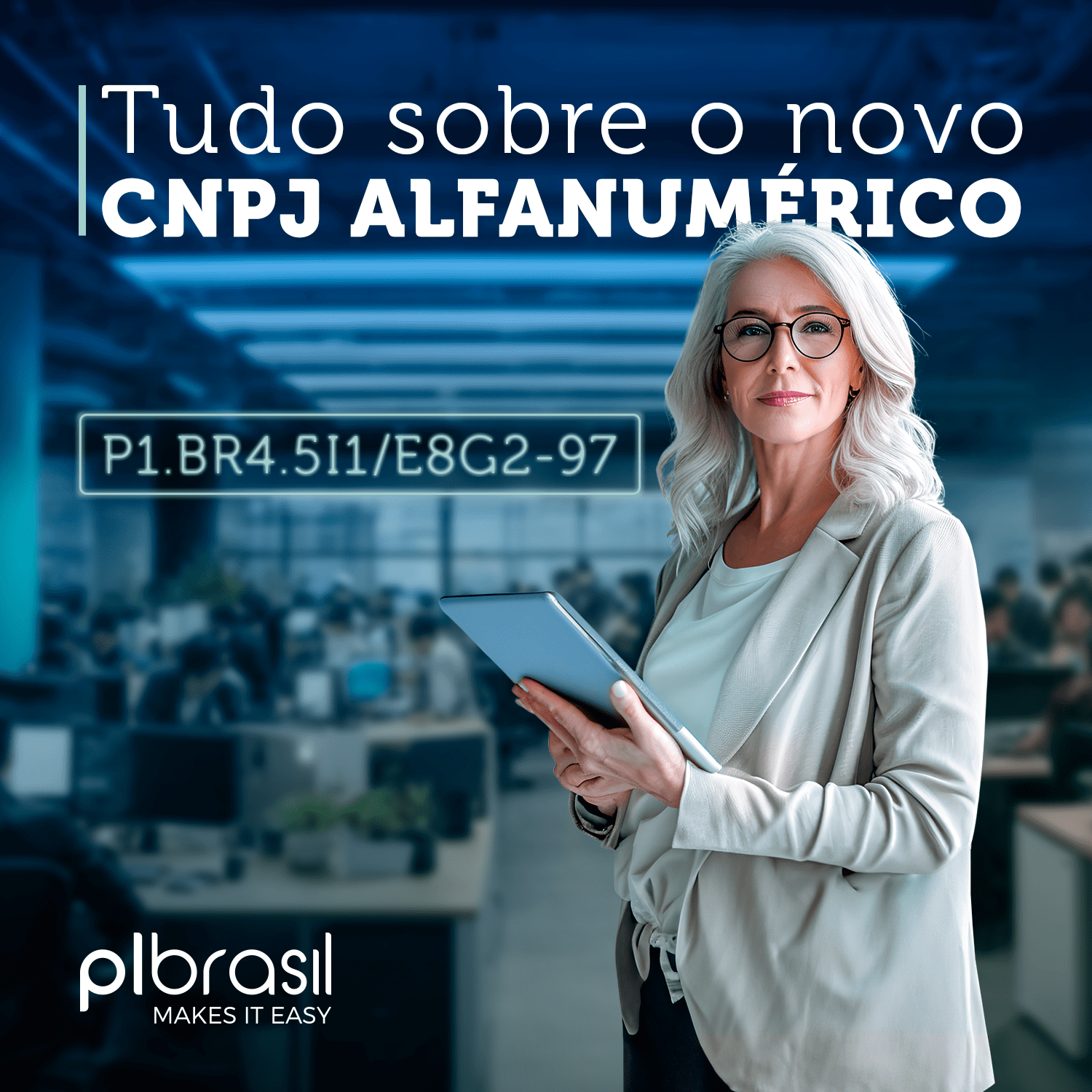 The CNPJ will be alphanumeric